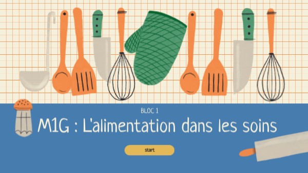 M1G : L'alimentation dans les soins | Genially