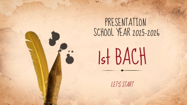 PRESENTATION 1 BACH | Genially