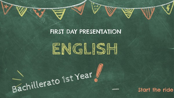 1º bach FIRST DAY PRESENTATION