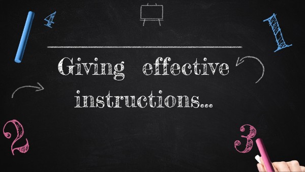 Giving instructions | Genially
