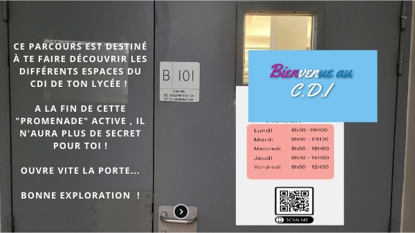 Bienvenue au CDI ! | Genially