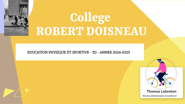 EPS 3D COLLEGE ROBERT DOISNEAU TL | Genially