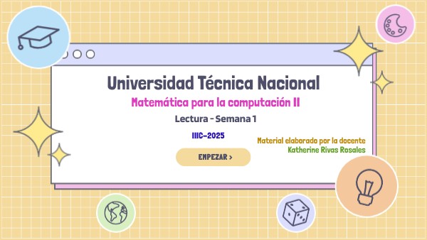 Semana 1. Mate 2. | Genially