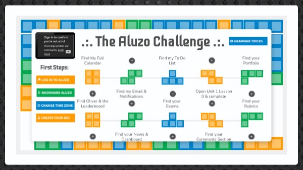 Aluzo Challenge | Genially