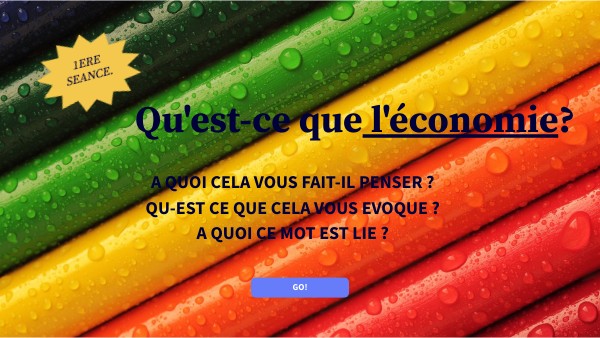 Q'uest-ce que l'économie (Seconde)