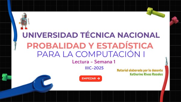 Semana 1. PyE 1 | Genially