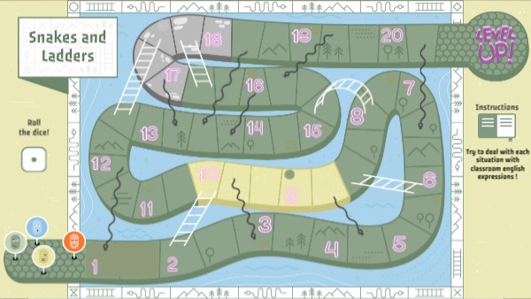 4A- SNAKES AND LADDERS CLASSROOM ENGLISH 4E