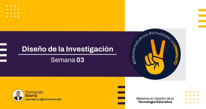 Diseño Investigación | Semana 03 | Genially