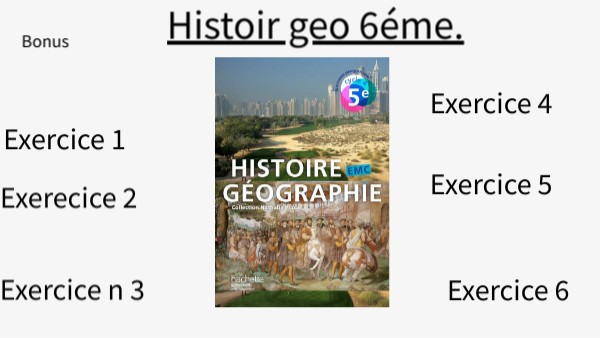 HISTOIR GEO 6EME