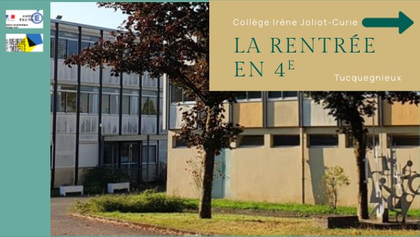 Réunion de rentrée 4e