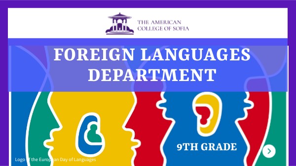 FL department - 9th grade | Genially