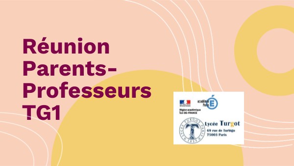 REUNION PARENTS | Genially