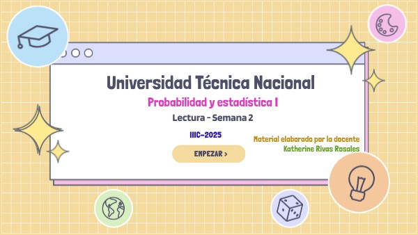 Semana 2. PyE 1 | Genially