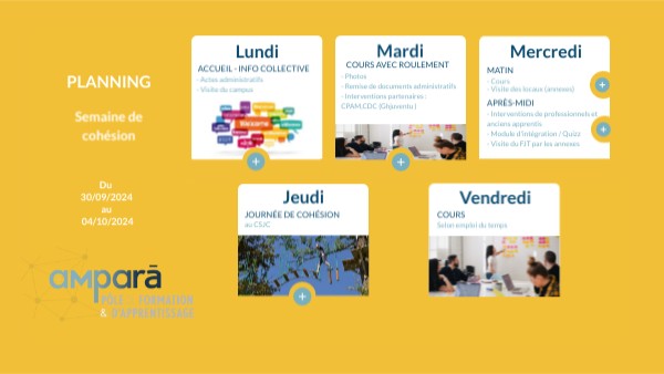 Semaine rentrée 1ere année 2024