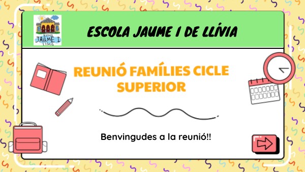reunió Cicle Superior | Genially