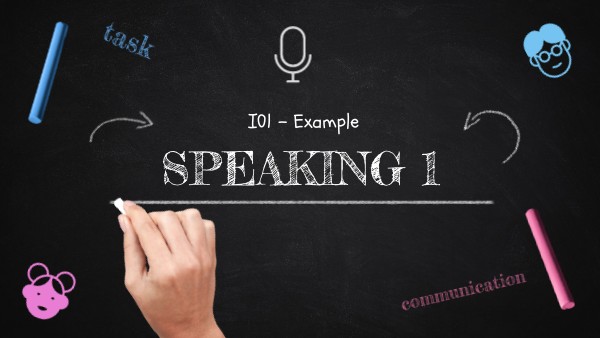 Cayetano - I01 - Speaking 1 | Genially
