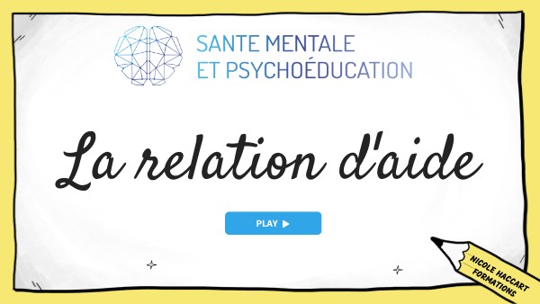 La relation d'aide