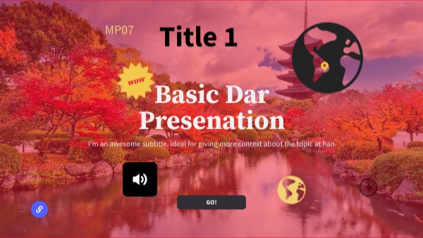 BASIC DARK PRESENTATION | Genially