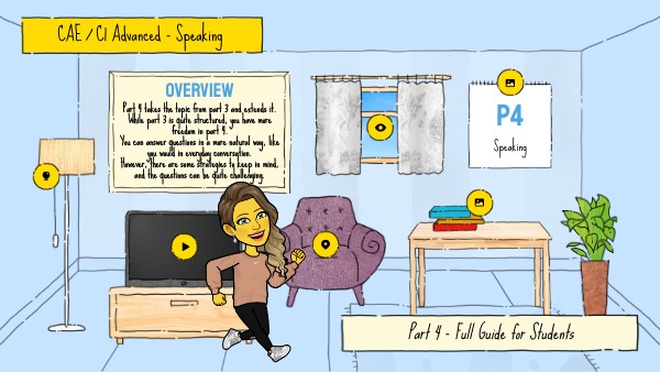 CAE - Speaking - Part 4 | Genially