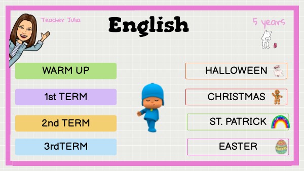 ENGLISH ASSEMBLY 5 YEARS | Genially