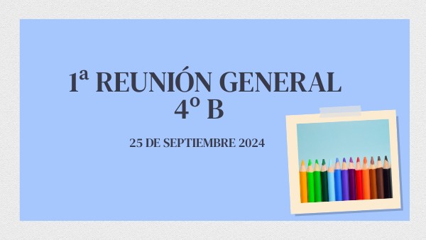 1ª REUNIÓN GENERAL