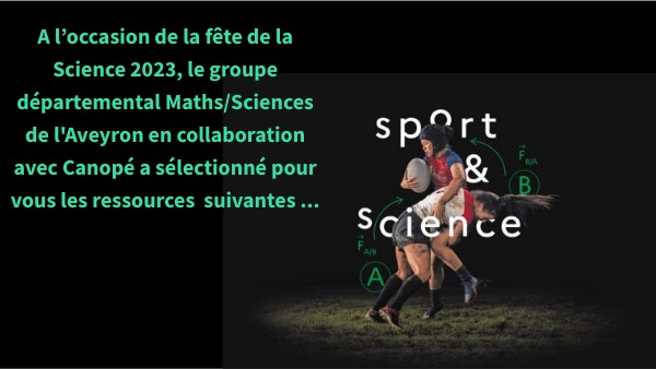 Semaine des sciences 23/24 | Genially