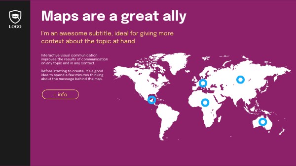 Regional spotlight interactive map | Genially