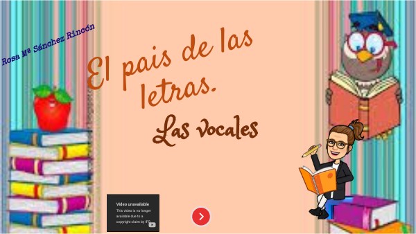 El pais de las letras. Las vocales | Genially