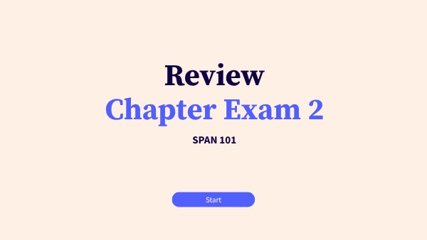 Review Chapter 2 Exam | Genially