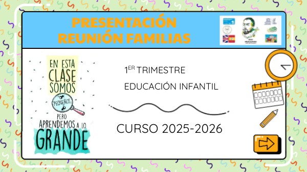 4 años A PRESENTACIÓN REUNIÓN FAMILIAS | Genially