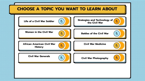 Copy - Civil War Choice Board