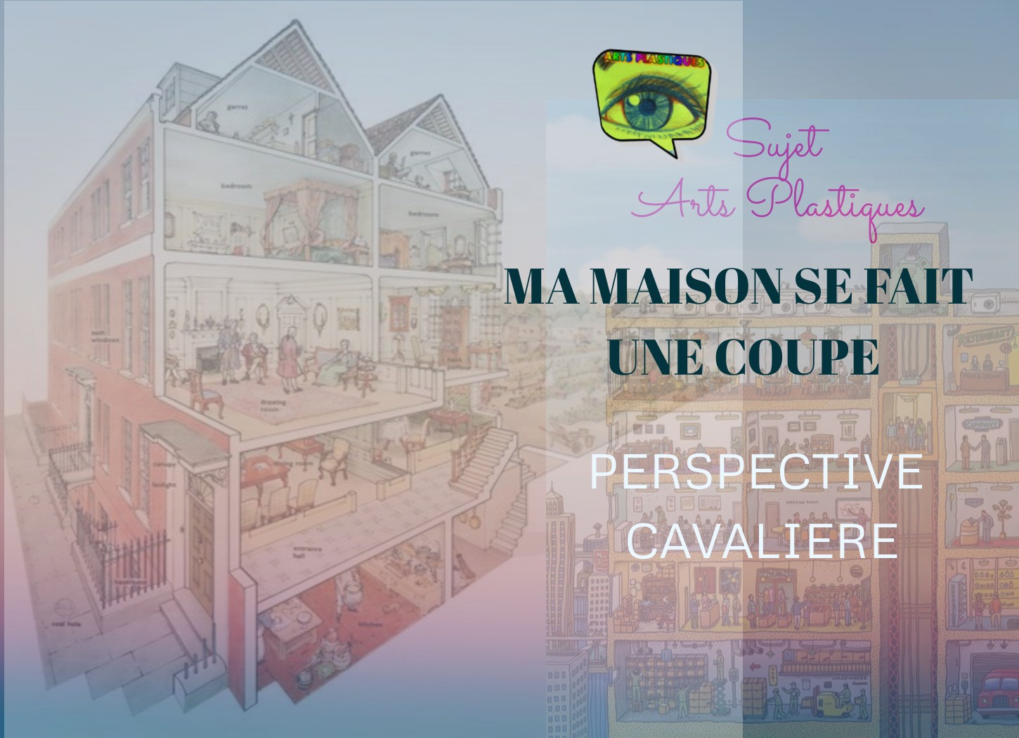 la perspective cavalière maison | Genially
