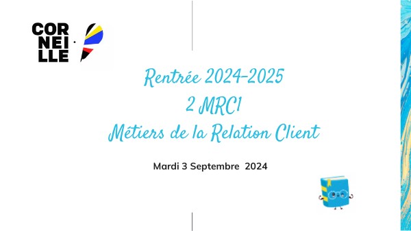 Rentrée 2MRC1
