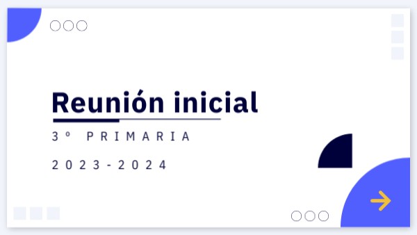 REUNIÓN INICIAL 3º CURSO 2023-2024 | Genially