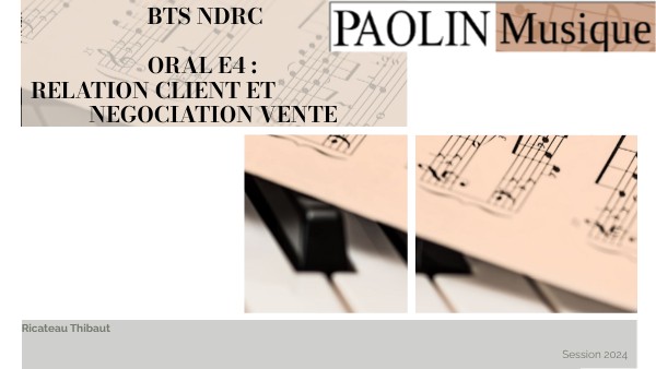 ORAL E4 n°1 | Genially