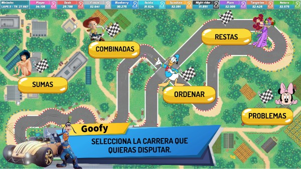 Disney race fácil | Genially