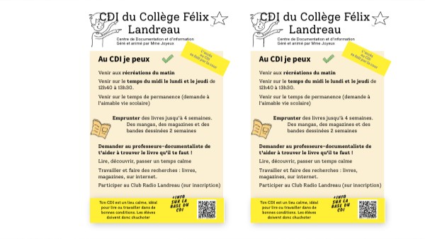 Flyer présentation 24 | Genially