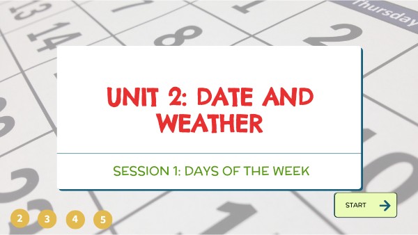 WEATHER AND DATE | Genially