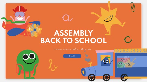 Copie - BACK TO SCHOOL ASSEMBLY | Genially