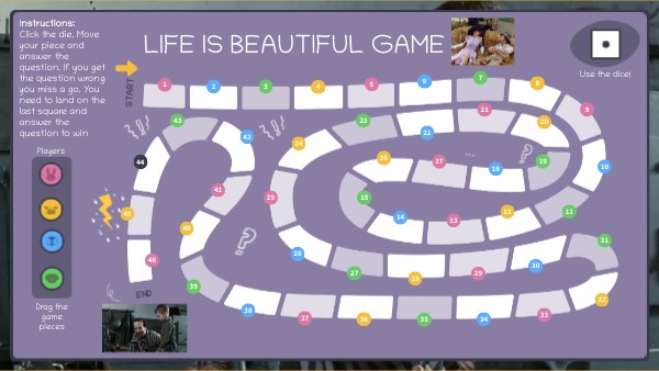 Life is Beautiful BOARD GAME | Genially