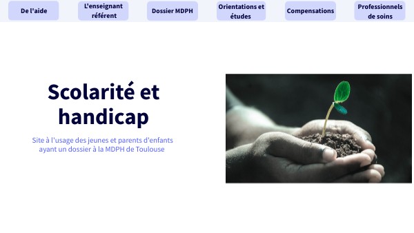 Scolarisation et handicap - Site pour les jeunes et leurs parents ...