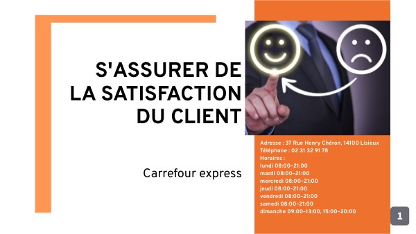 s'assurer de la satisfaction client | Genially