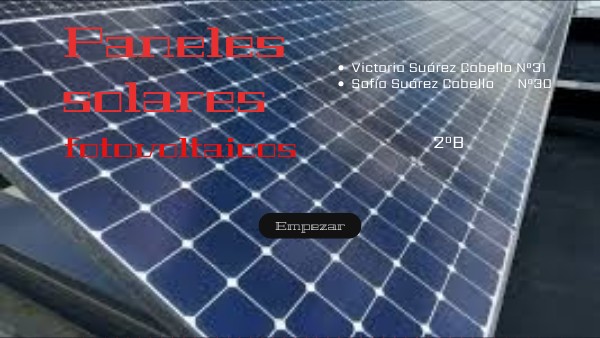 PLACAS SOLARES FOTOVOLTAICAS