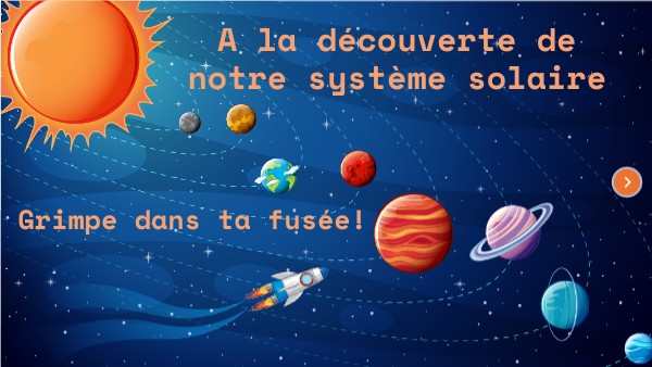 Activité pédagogique système solaire | Genially