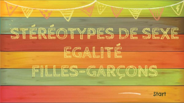 Copie - Stéréotype de sexes - Egalité filles-garçons | Genially