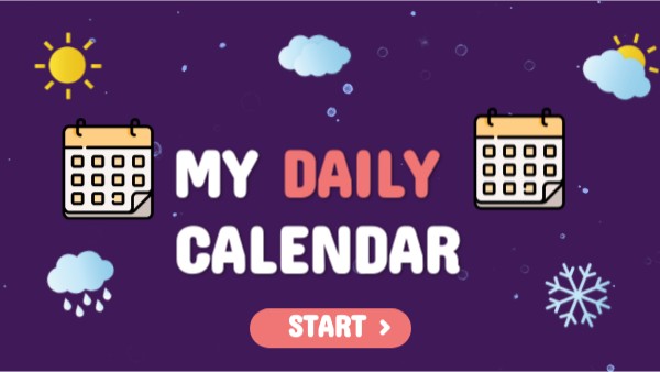 2º My daily calendar 24/25 | Genially