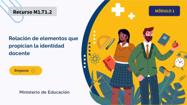 Recurso M4.1. Relación de elementos que propician la identidad docente ...