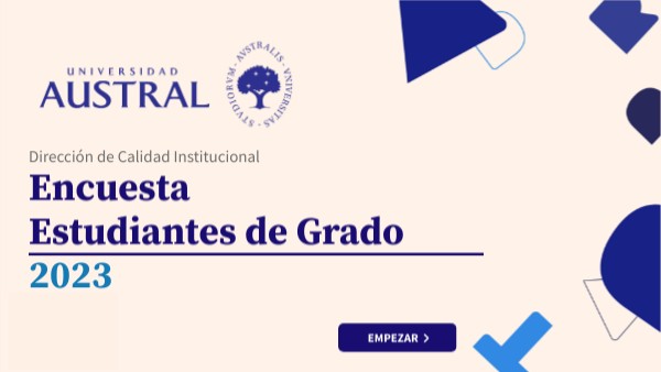 Encuesta Grado 2023 | Genially