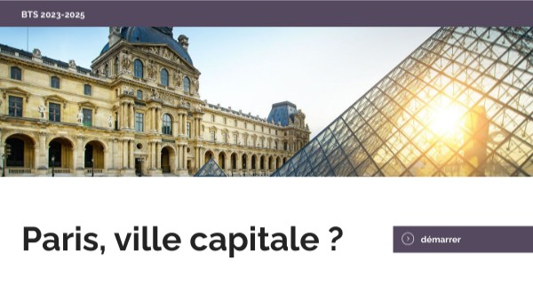 Paris, ville capitale | Genially