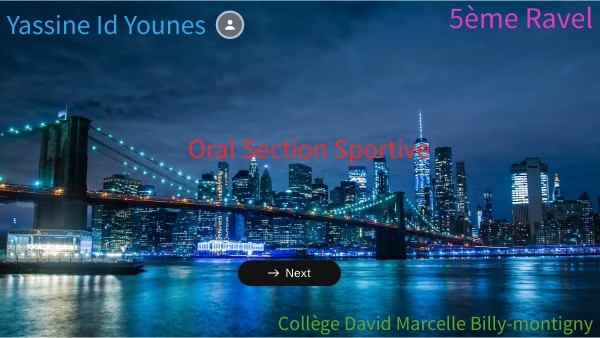 yassine oral section